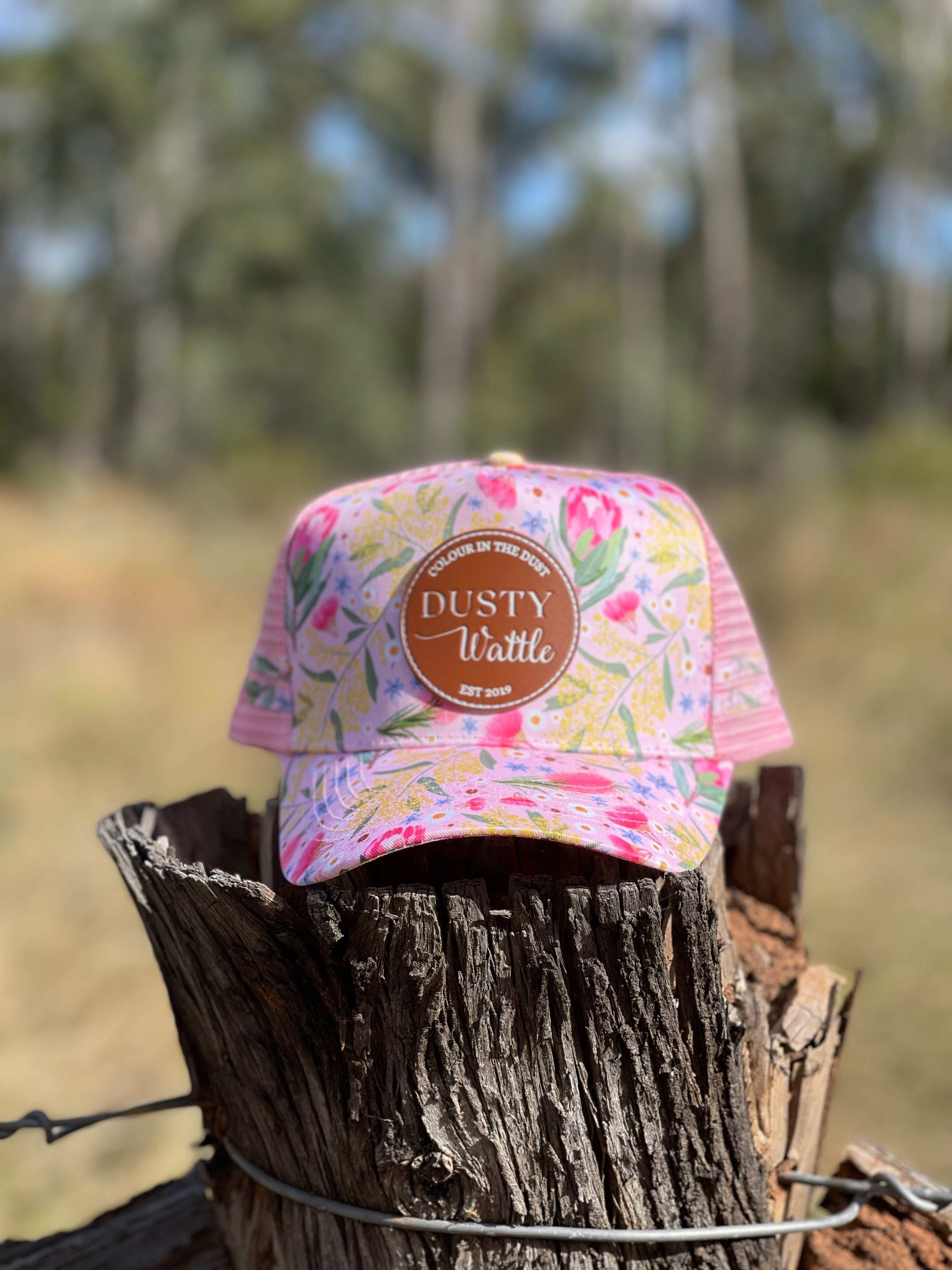 Botanical Trucker Cap – Dusty Wattle